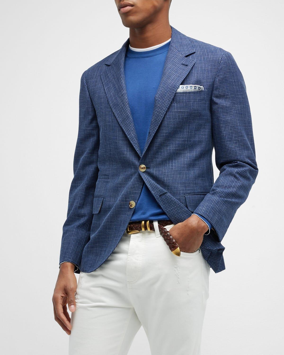 Men's Houndstooth Sport Coat by BRUNELLO CUCINELLI | jellibeans