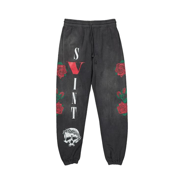 Saint Michael x Vlone Sweatpants 'Grey' by SAINT MICHAEL | jellibeans