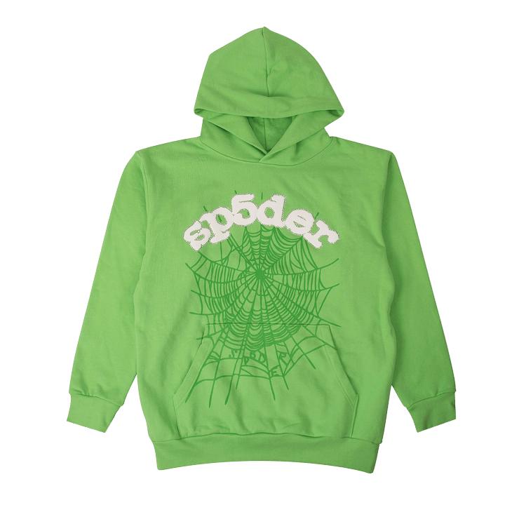 Sp5der Logo Hoodie Sweatshirt 'Orange' by SP5DER | jellibeans