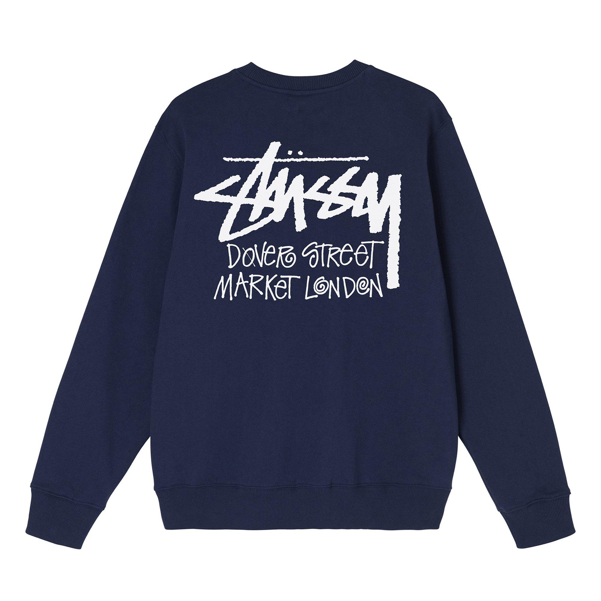 Stüssy DSM London Crew (Navy) by STUSSY | jellibeans