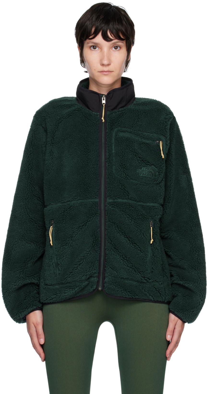 Green Extreme Pile Jacket by THE NORTH FACE | jellibeans